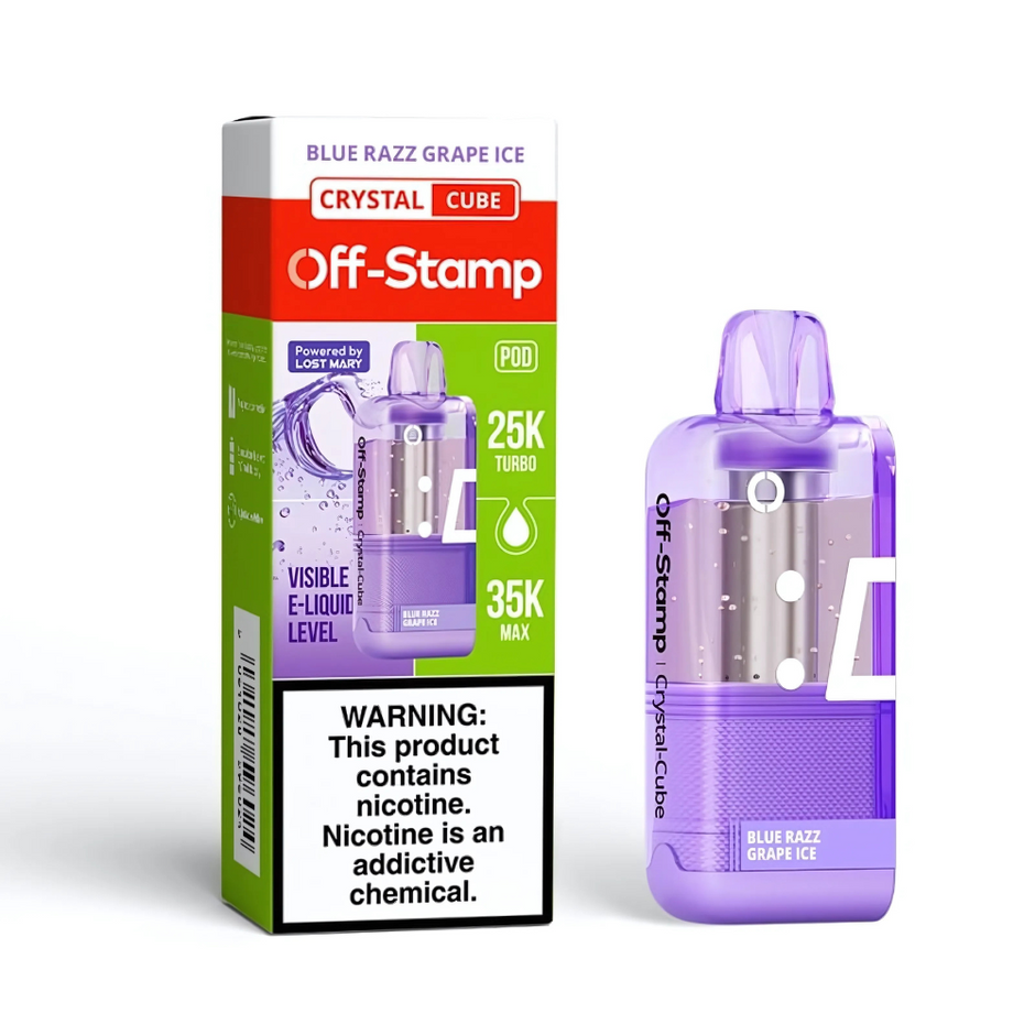 Off Stamp X-Cube Crystal Cubes | 35K Puffs & Replacement Pods