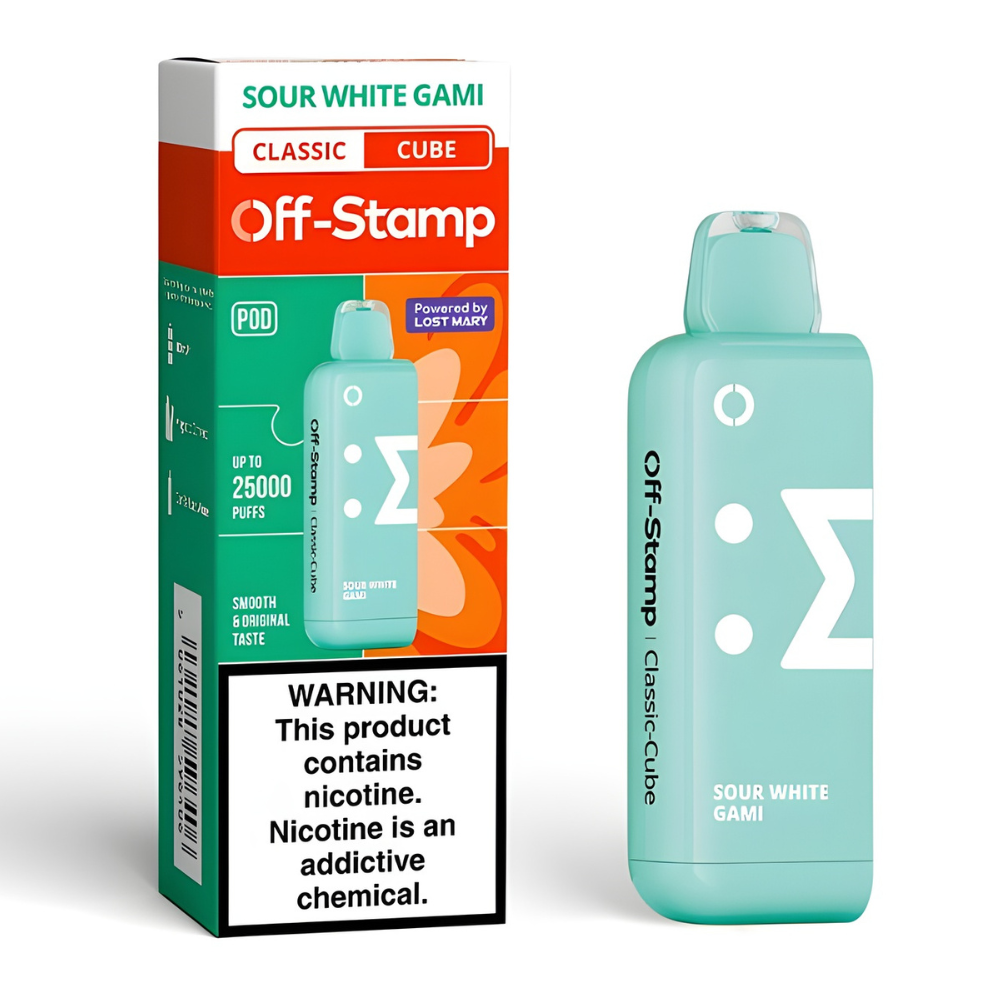 Sour White Gami – Off Stamp X-Cube Classic Cube | Off Stamp Vapes